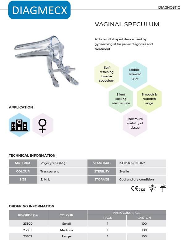 VAGINAL SPECULUM SIZE L